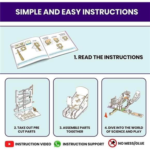 Toys | Chain Reaction Engineering Stem Learning Toy Construction Kit ...